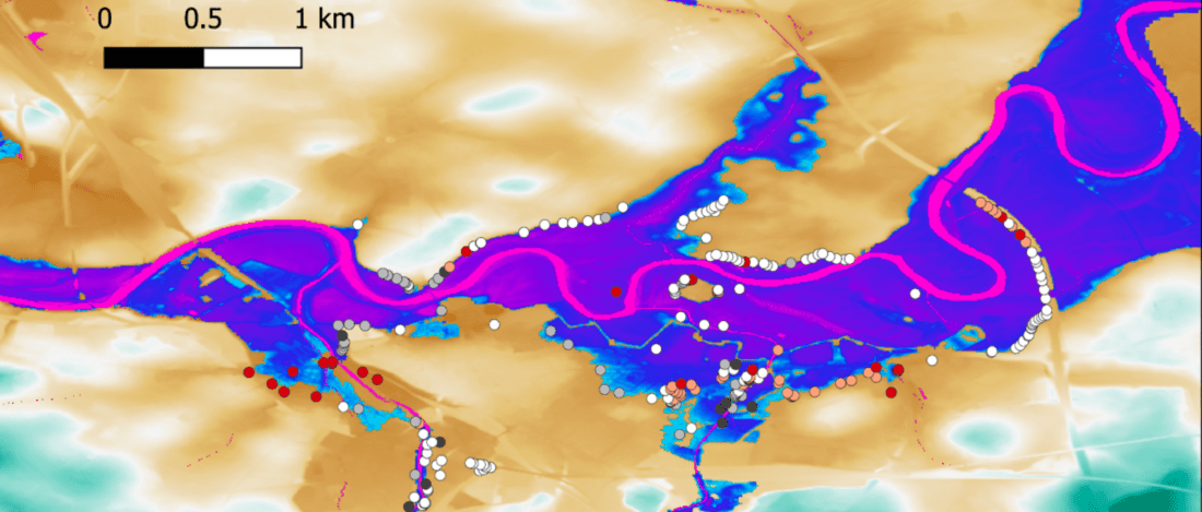 A Climate Conditioned Catastrophe Flood Risk Model For The UK